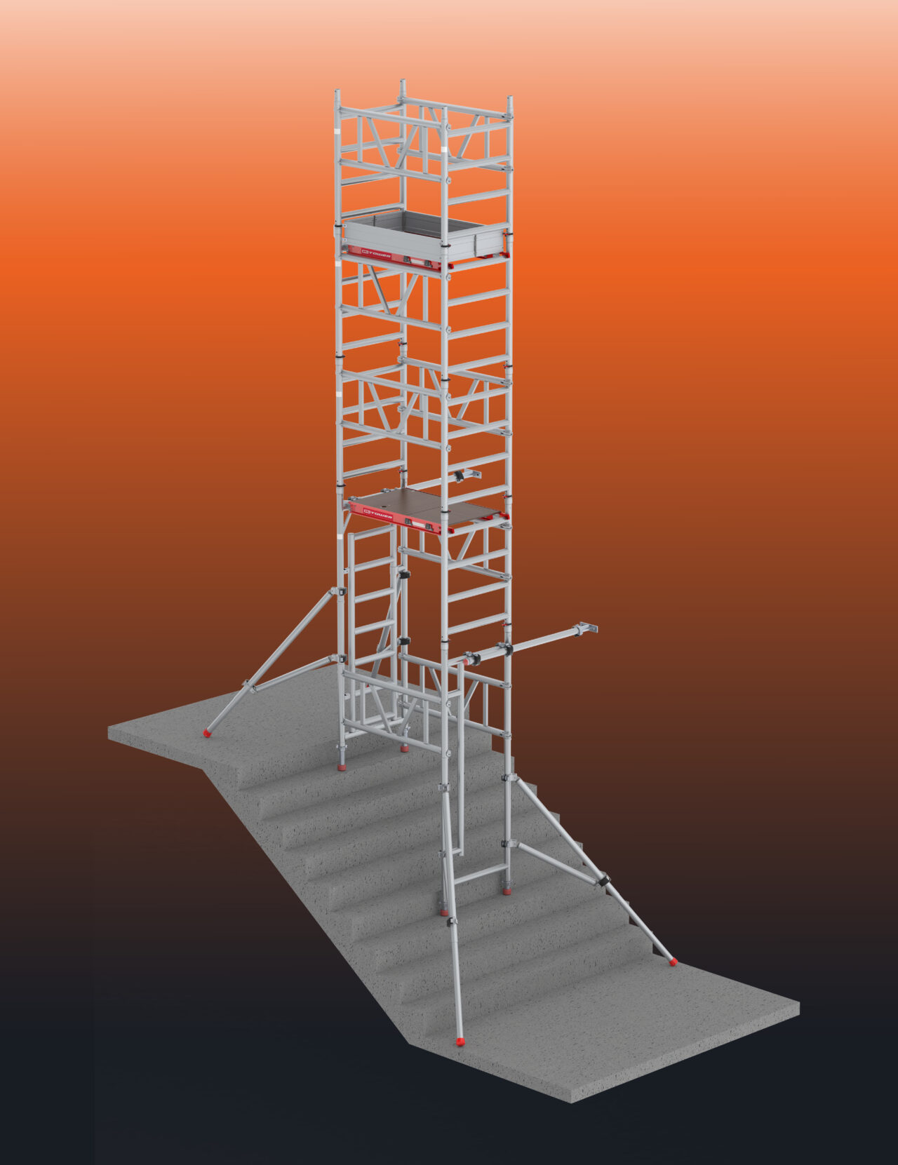 Mi TOWER STAIRS – Rent of low level platforms Rent in Aerorental America